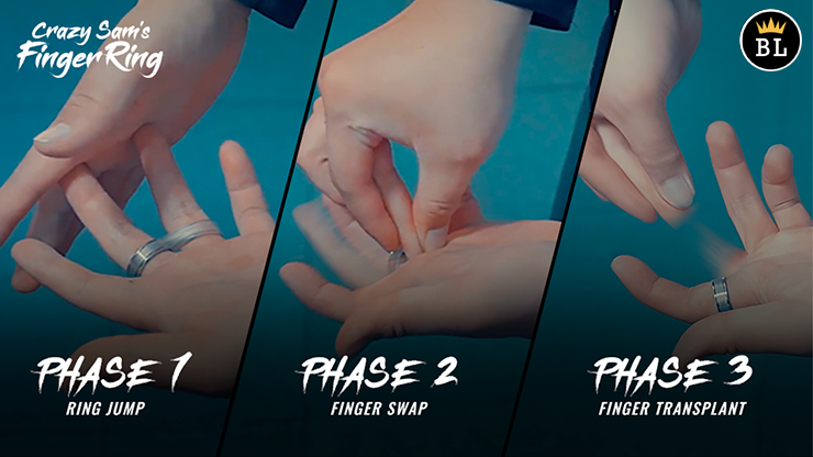 Crazy Sam's Finger Ring (Gimmick and Online Instructions) by Sam Huang ...
