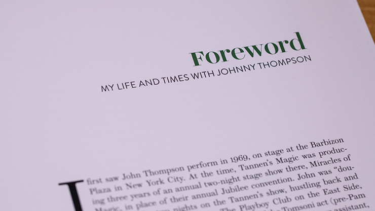 The Magic of Johnny Thompson – The Magic Box